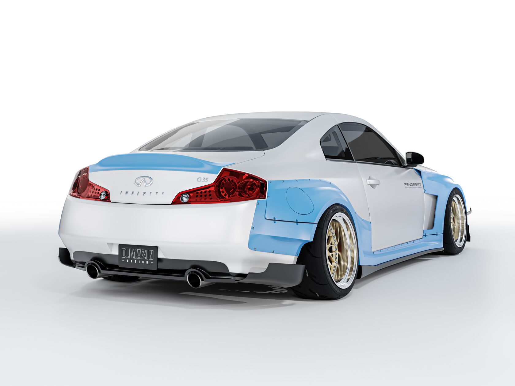 FENDERIST SPEC S Full Set / WIDE BODY KIT INFINITI G35 COUPE / NISSAN ...