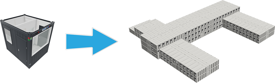 Конструктор КТС - модульные здания CONTAINEX