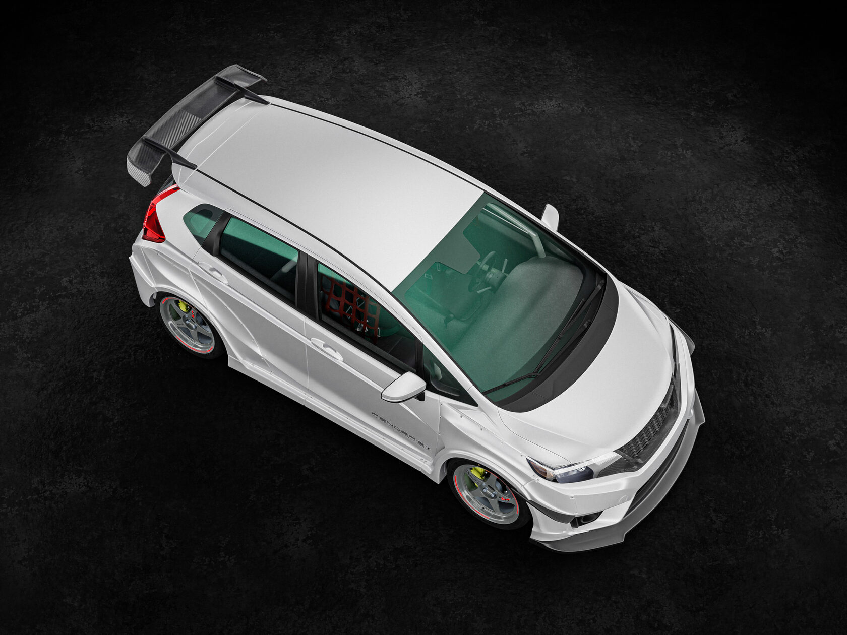 FENDERIST SPEC S Fender Flares Set / WIDE BODY KIT HONDA FIT / JAZZ 13-16