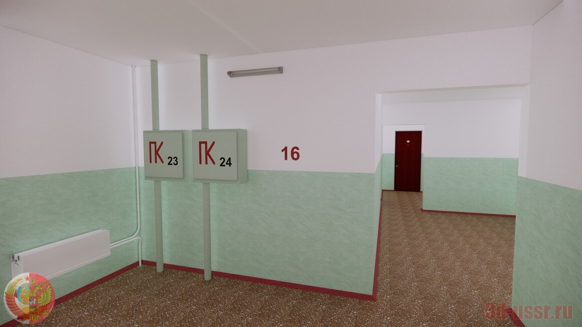 16-ти этажка на базе 97 серии Челябинска 3d-модель