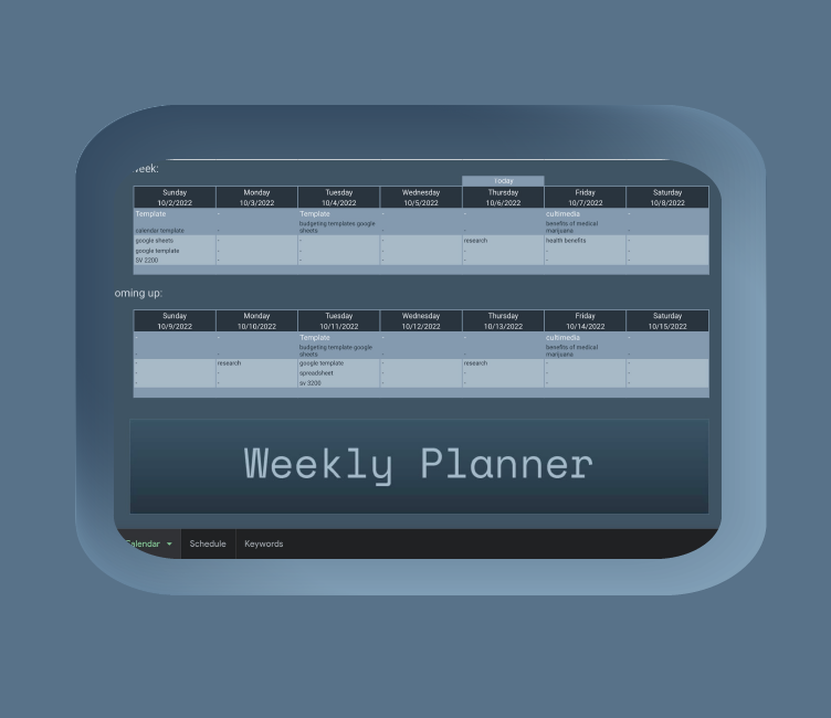 How a Google Sheets Content Calendar Will Help You Create Better ...