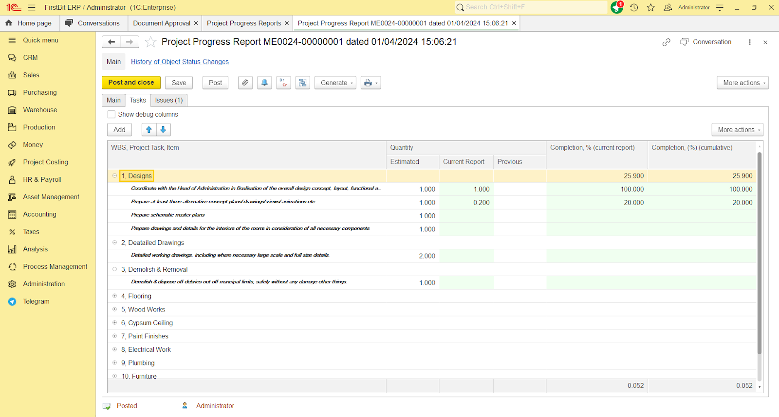 How to Create Construction Work-in-Progress Reports with ERP