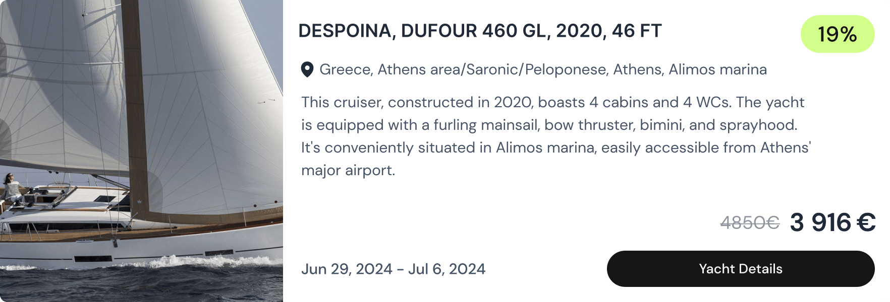 SEARADAR - HOT OFFERS - Yachts for Summer 2024