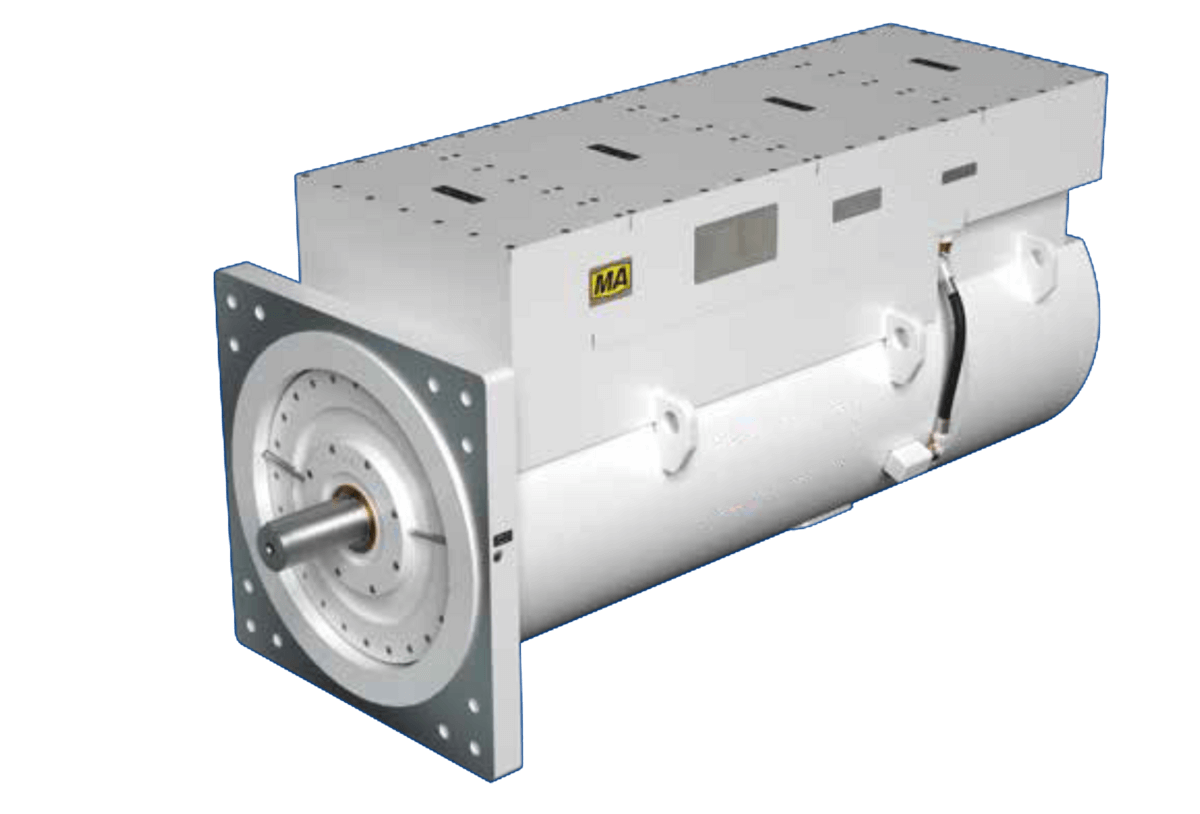 High voltage integrated VFD motor 1140V/3300V