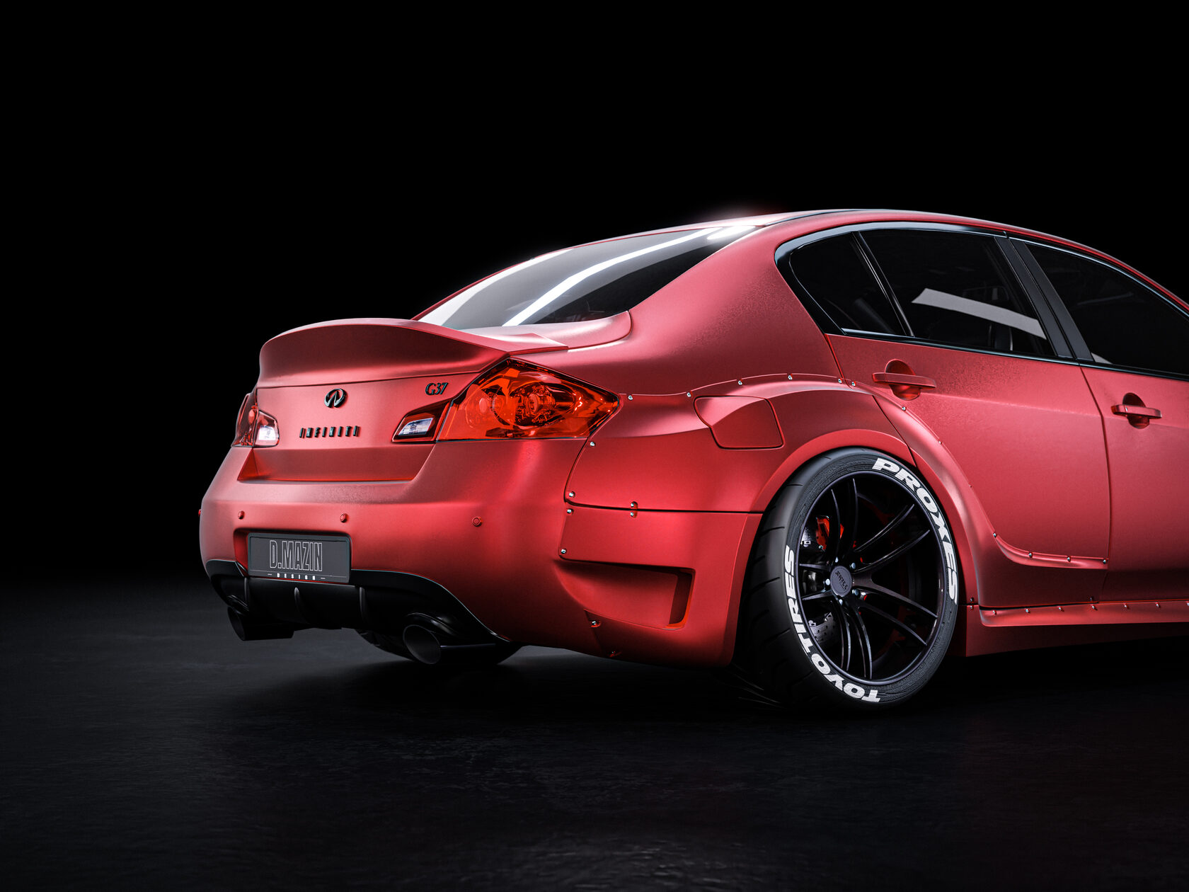 FENDERIST SPEC S Full Set / WIDE BODY KIT INFINITI G37 / NISSAN SKYLINE ...