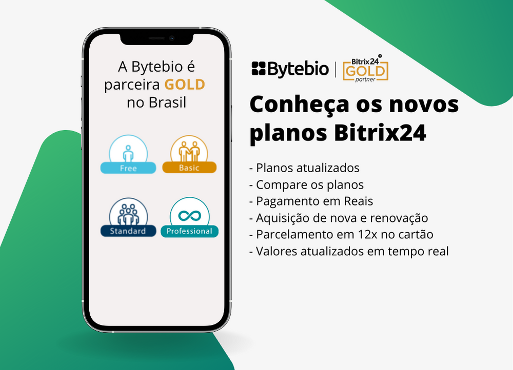 Planos Bitrix24 - Bytebio | Parceiro GOLD no Brasil