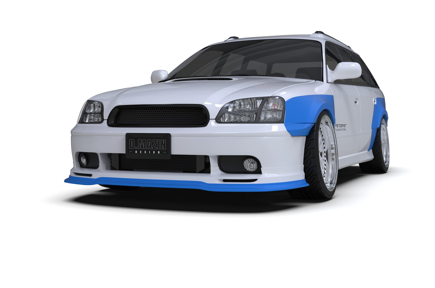Front Lip Spoiler SUBARU LEGACY 01-03