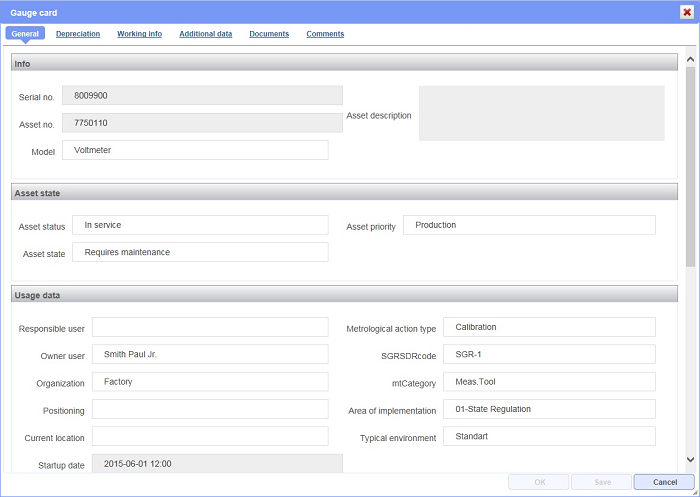 Gage Calibration Management Software - NERPA