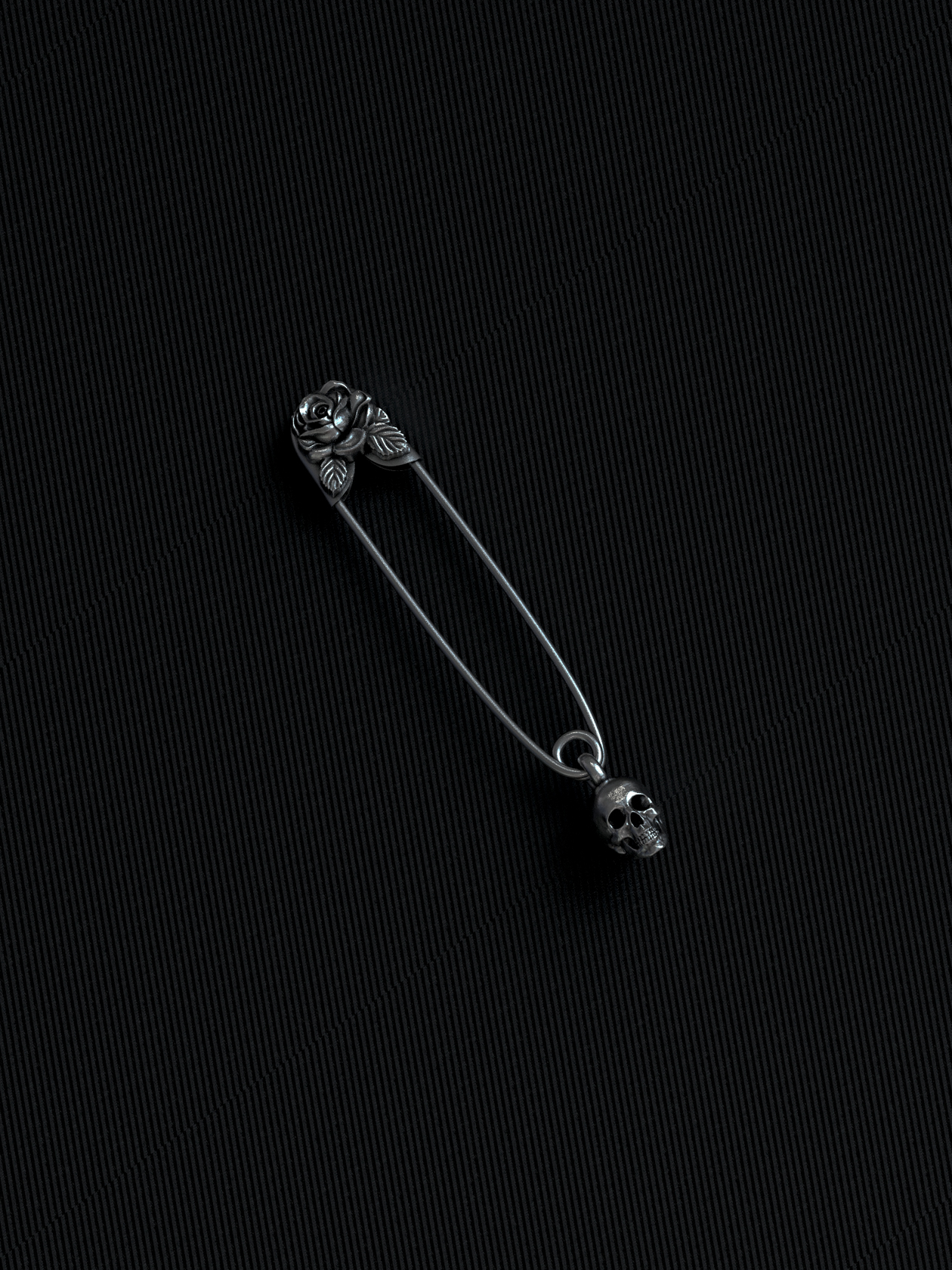 Rose Safety Pin