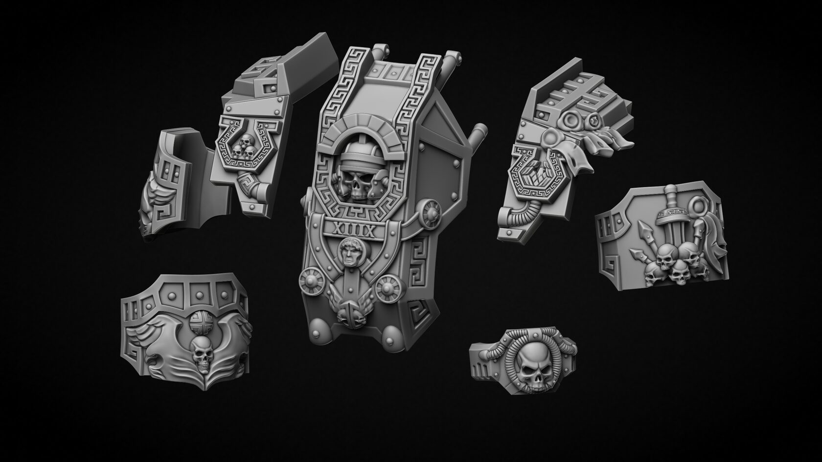 Armor model "Invictus" type Romanus