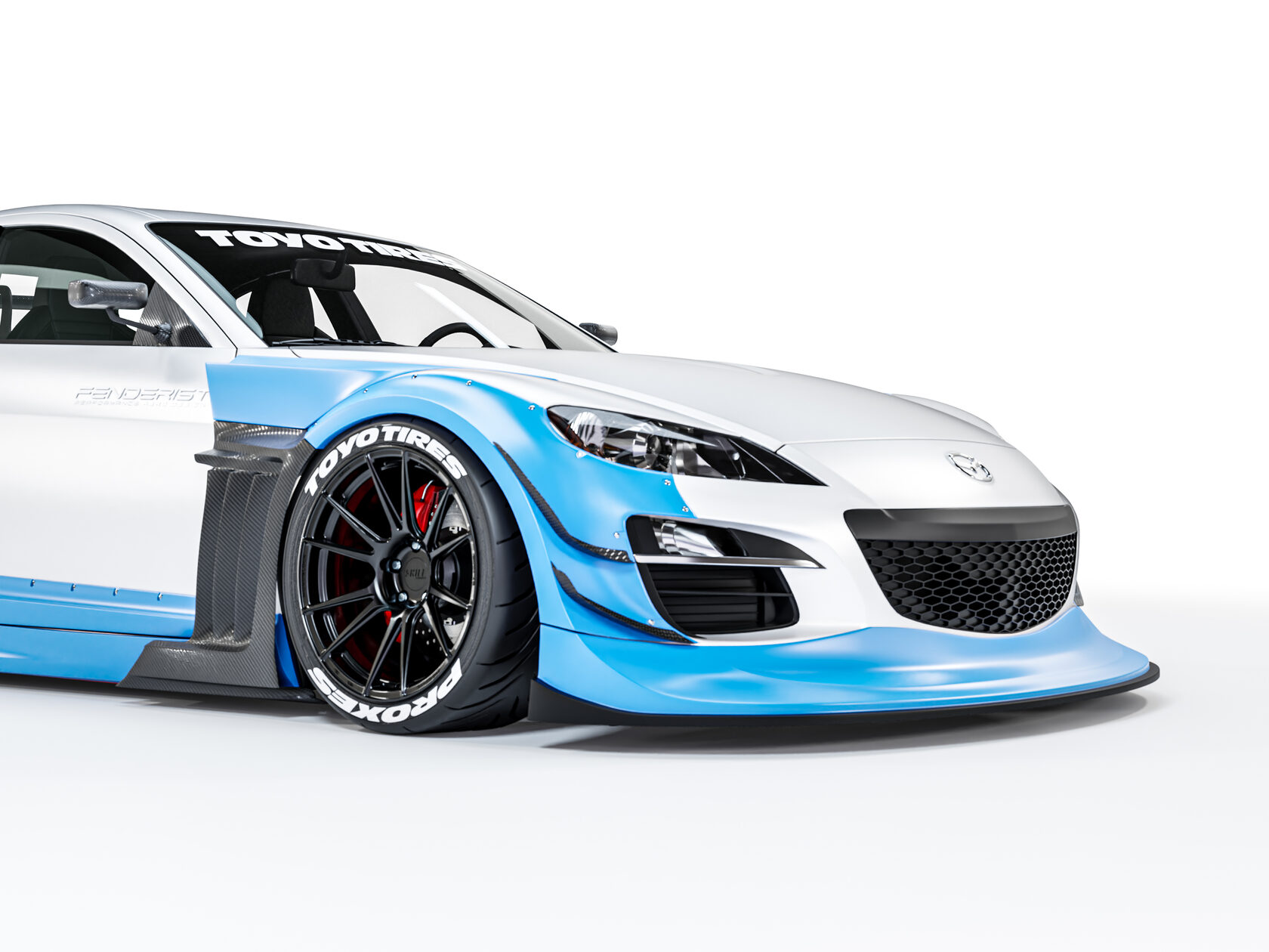 FENDERIST SPEC R Full kit / WIDE BODY KIT Mazda RX-8 2008-2012