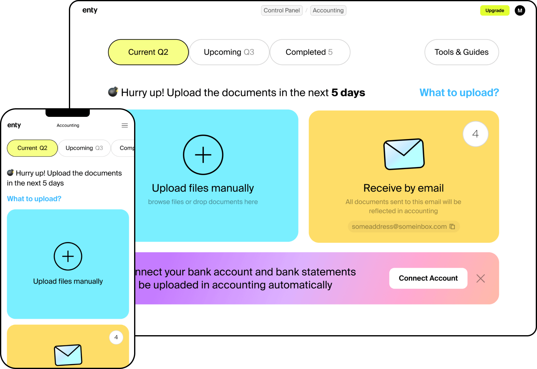 The Control Panel of Your Company | Enty