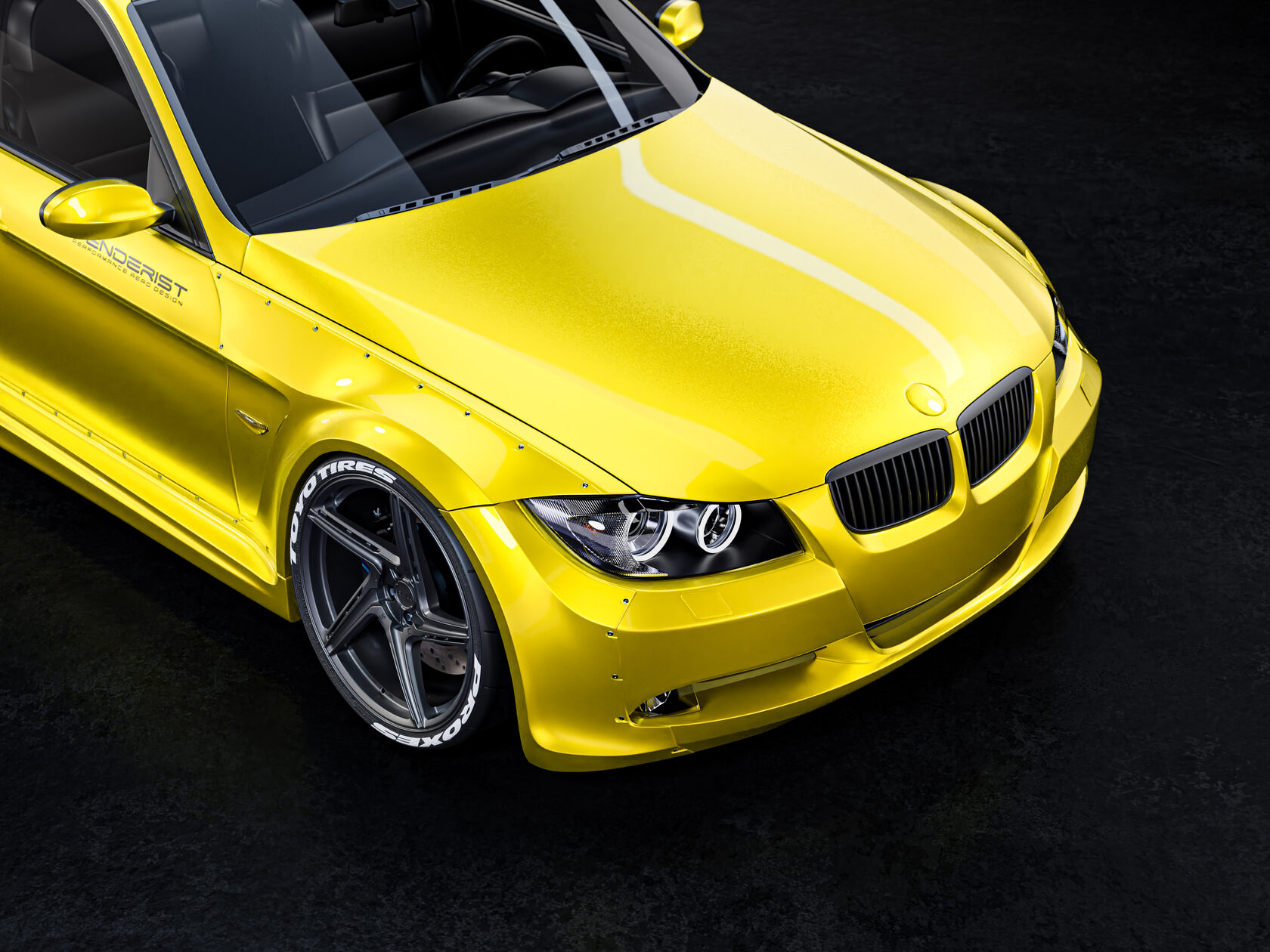 FENDERIST SPEC S fender flares set / widebody kit BMW E90 2006-2010