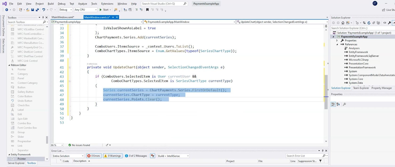 Реализация графиков с помощью компонента Chart (System.Windows.Forms.DataVisualization ...
