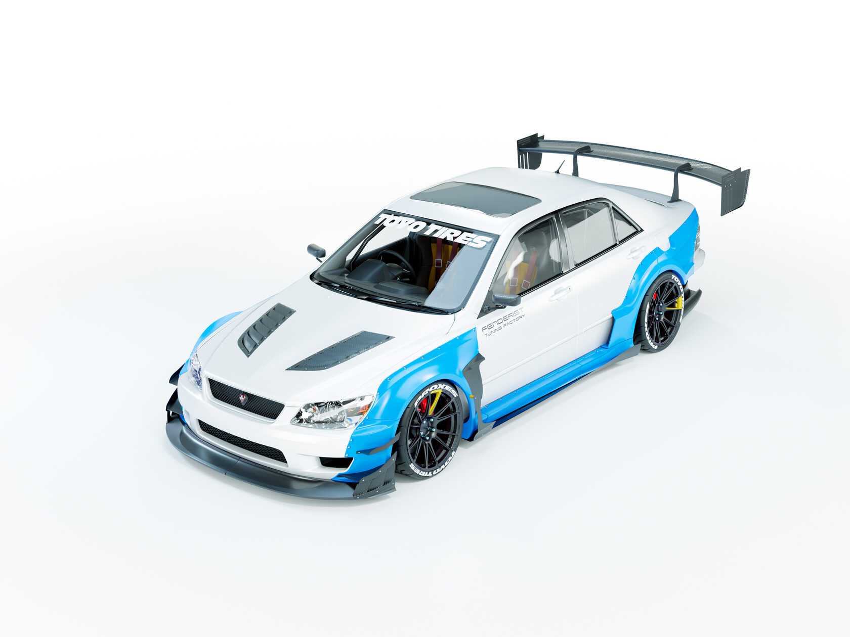 FENDERIST SPEC S DRIFT Spec 60mm / WIDE BODY KIT FENDER FLARES SET ...