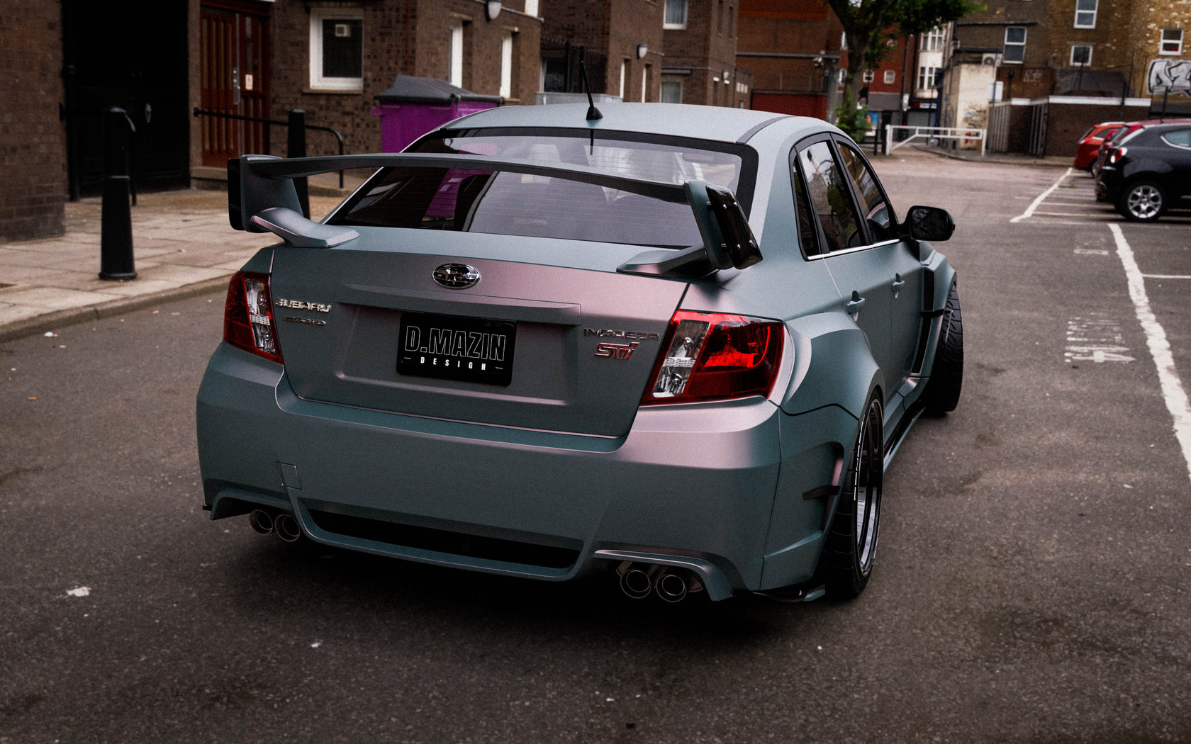 REAR SPLITTERS SUBARU IMPREZA WRX STI GVB/GVF 07-14