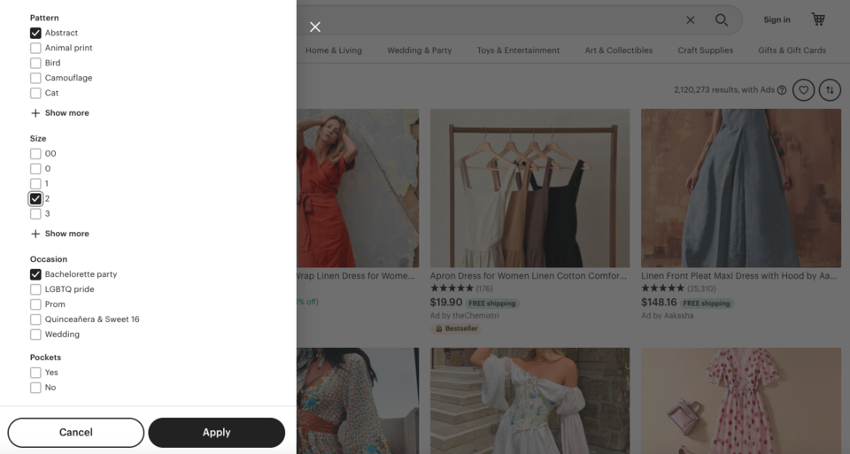 Product Filters: Learning from Top Brands about How to Enhance UX
