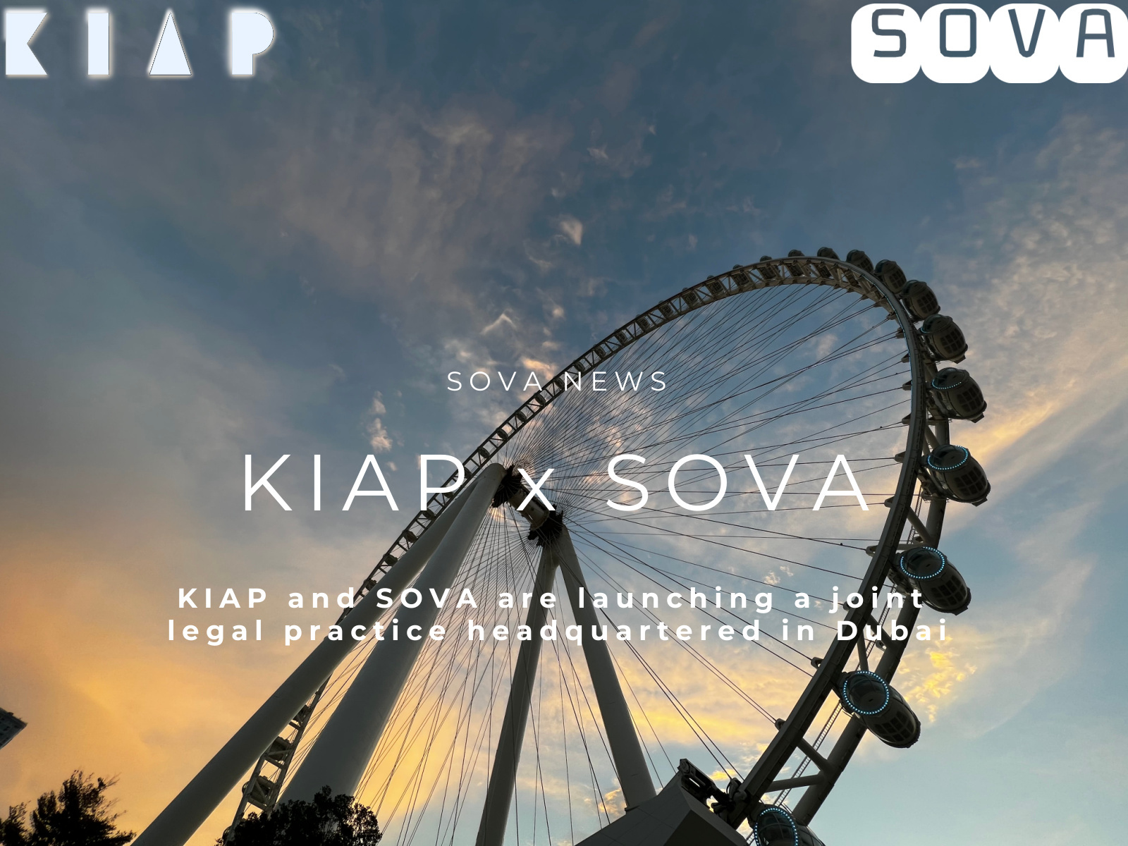 KIAP and SOVA are launching a joint legal practice.
