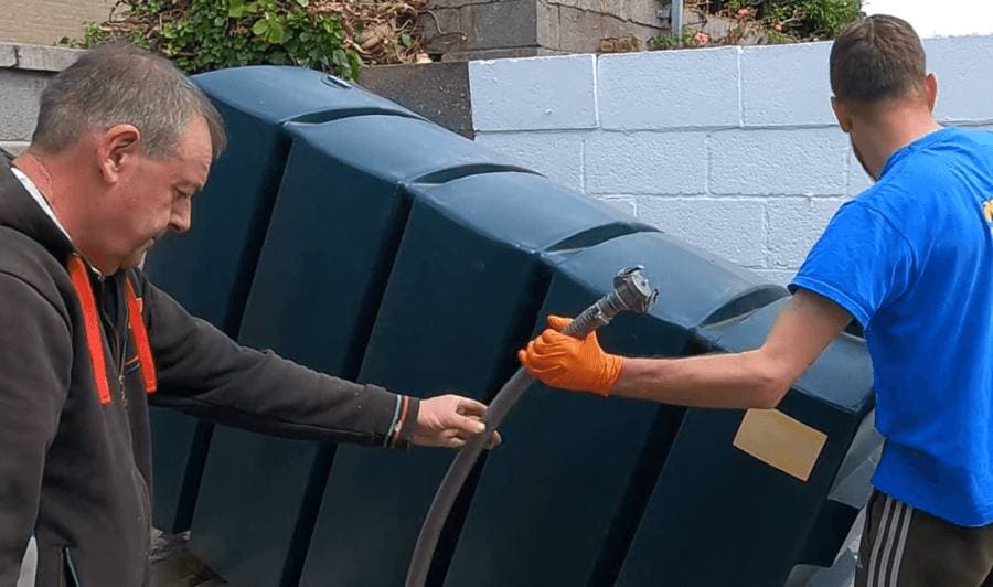 What to Expect on the Day of Oil Tank Replacement | Professional ...