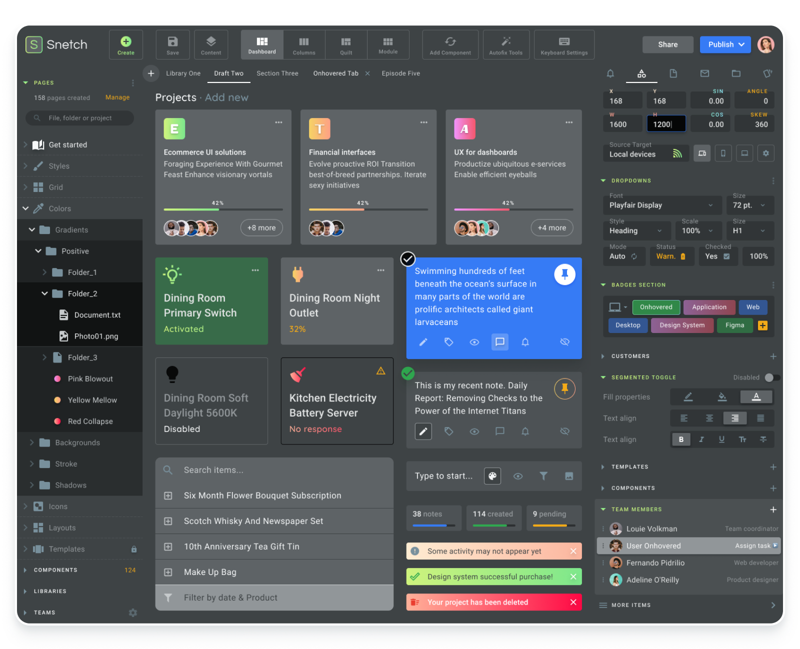 Figma desktop template - Dashboard UI kit & Components library - EroFound Figma desktop template - Dashboard UI kit & Components library - EroFound