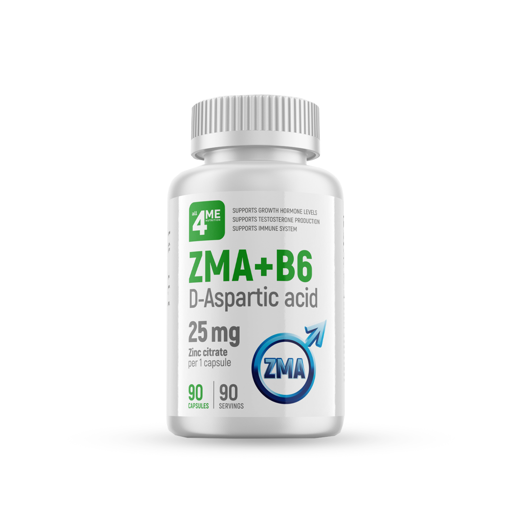 ZMA+B6 & D-ASPARTIC ACID (цинк, магний, B6, Д-аспарагиновая кислота ...