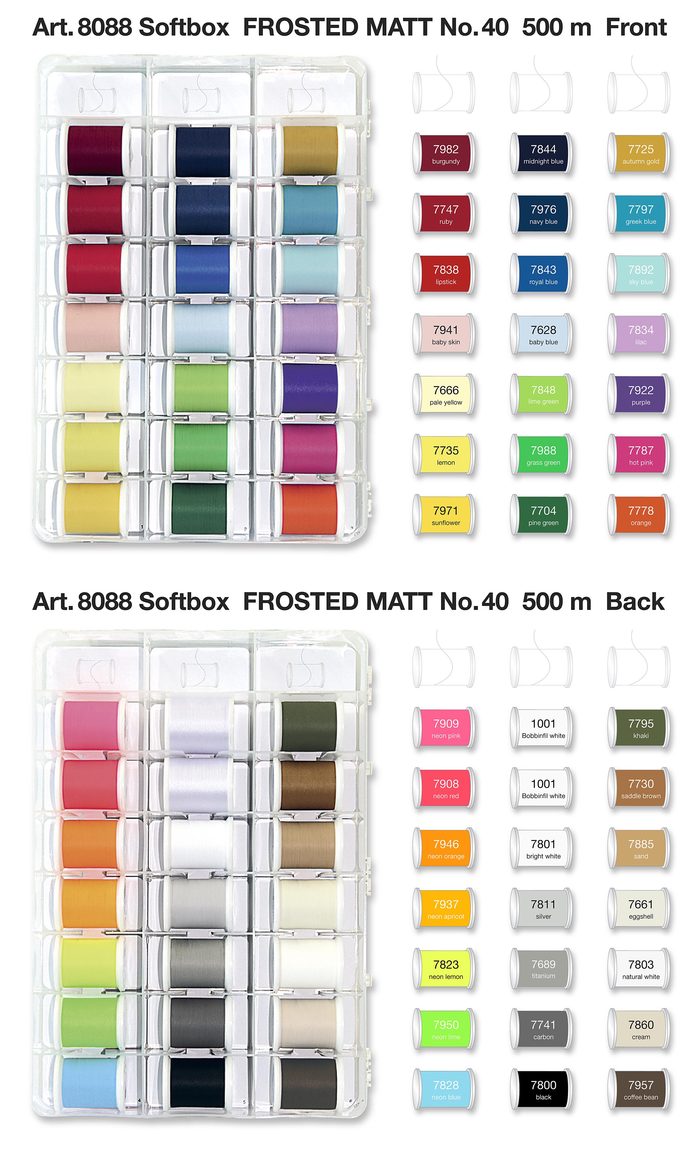 Экстра матовые нитки - Frosted Matt