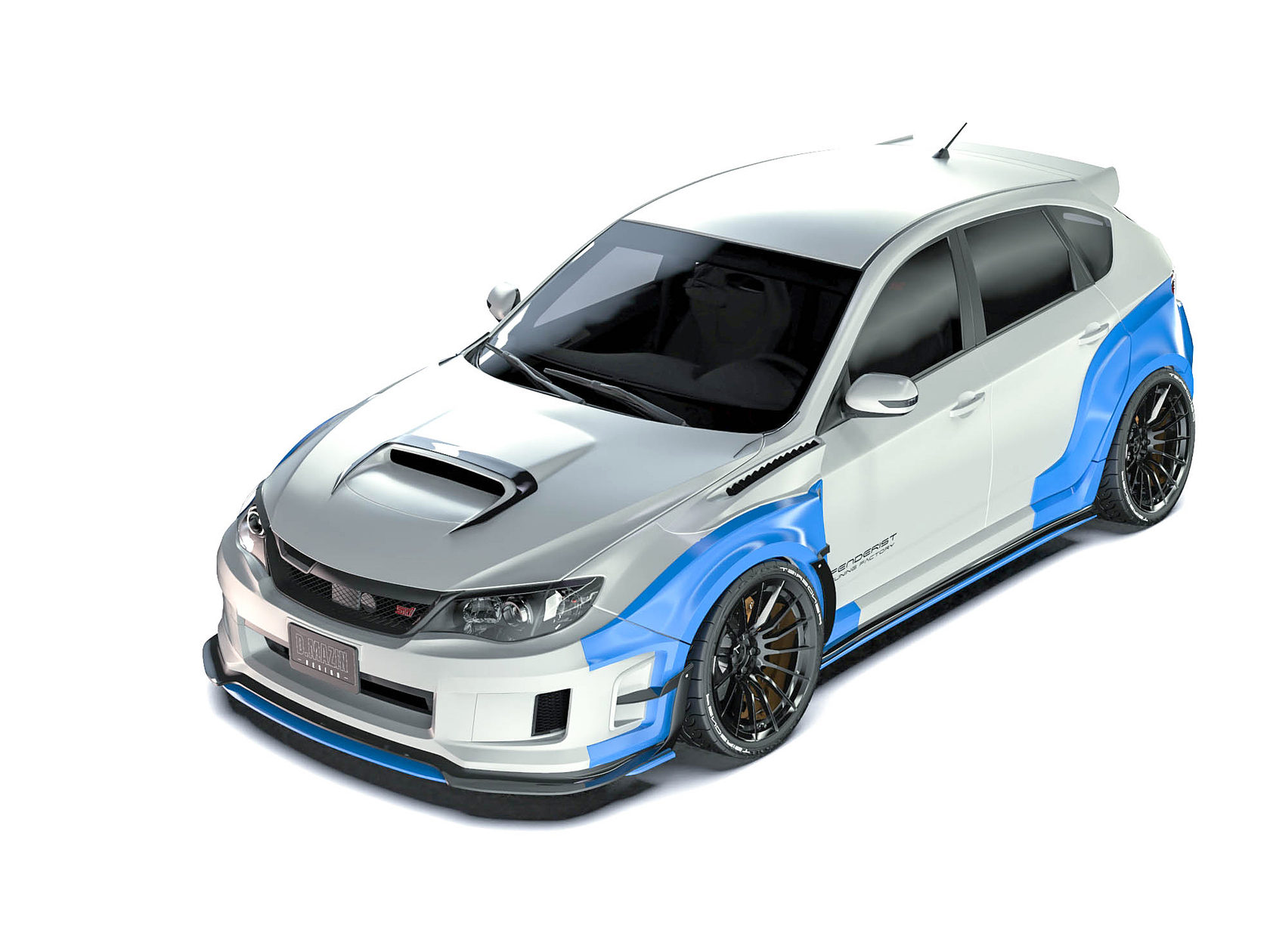 BUMPER CANNARDS SUBARU IMPREZA WRX STI GRB/GRF 10-14