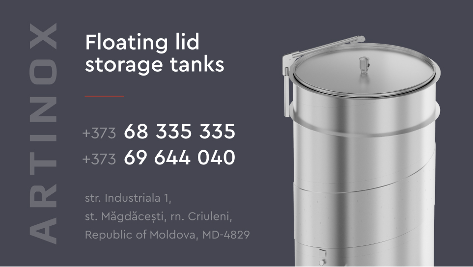 Floating lid storage tanks | ARTINOX™
