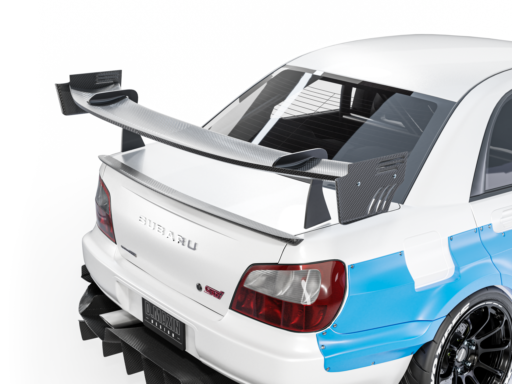 FENDERIST SPEC R Full Set ver 2.0 / WIDE BODY KIT SUBARU IMPREZA WRX ...