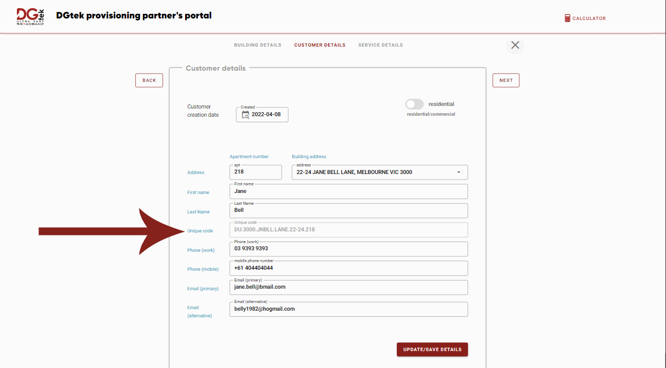 DGtek RSP Portal Help