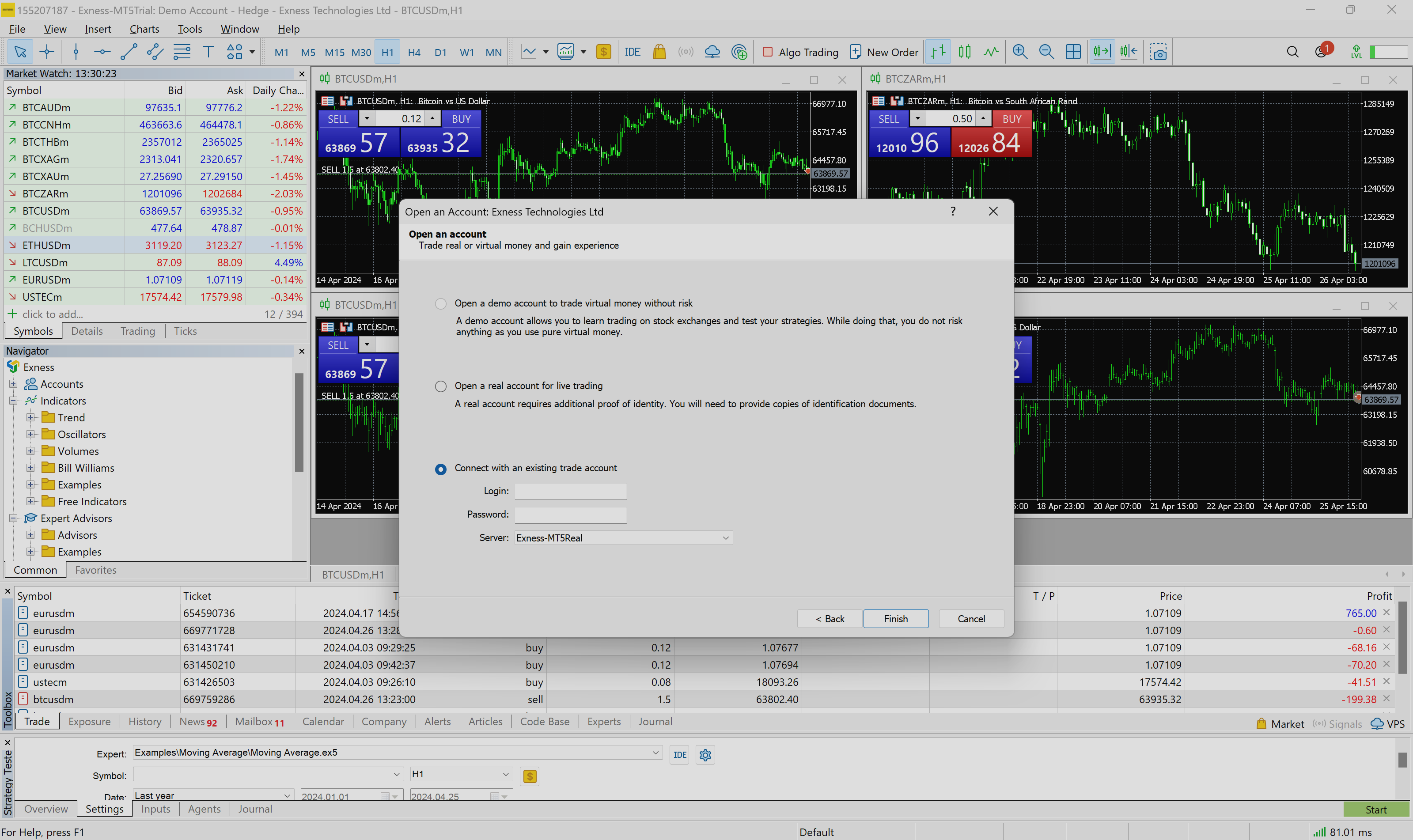 MT5 interface review and platform download