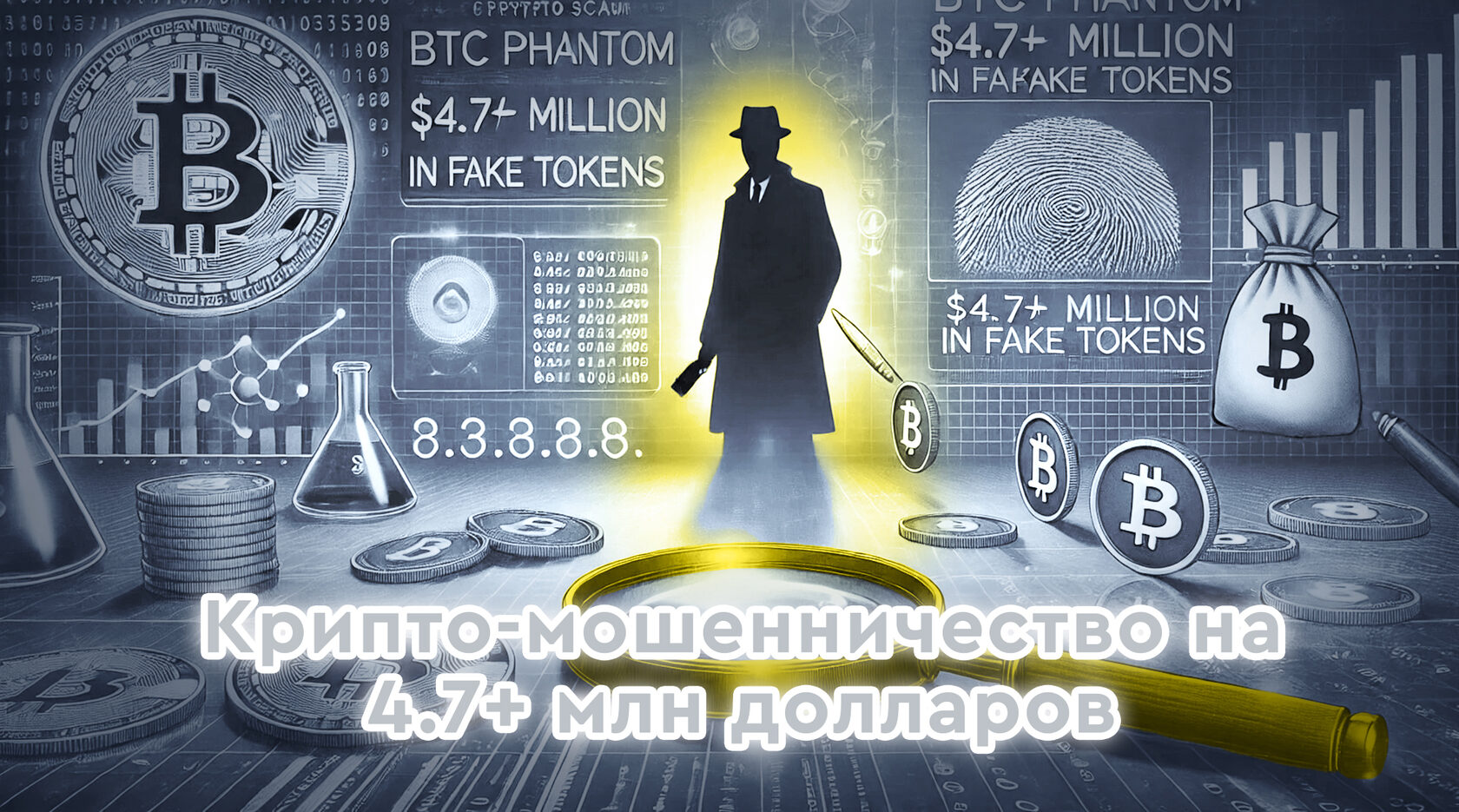 BTC Phantom: Крипто-мошенничество на 4.7+ млн долларов через фейковые токены