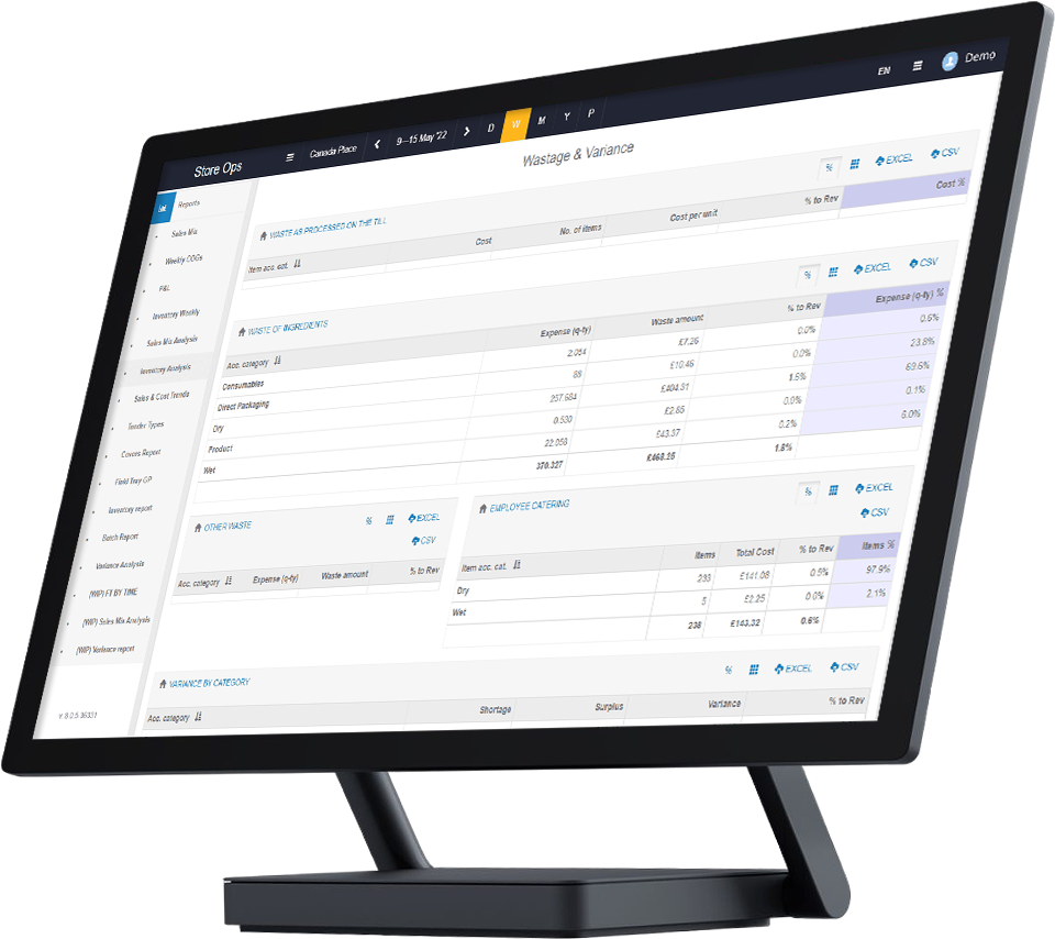 Restaurant Menu Management