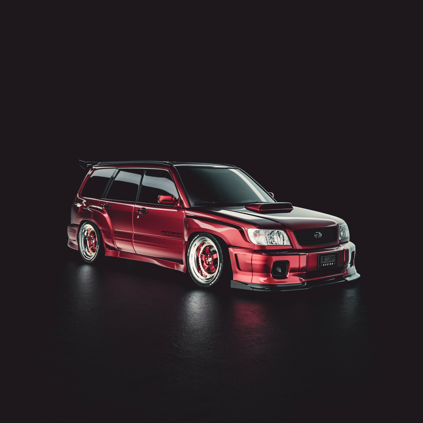 Top Spoiler ver 2 SUBARU FORESTER SF5