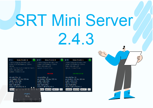 New release SRT MiniServer 2.4.3