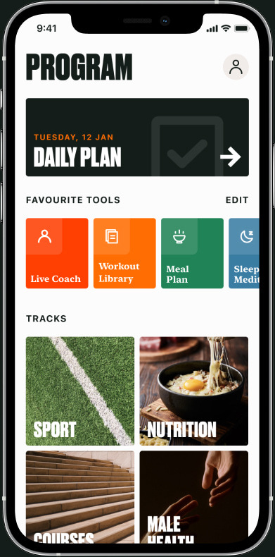 The Coach: Men's Health App