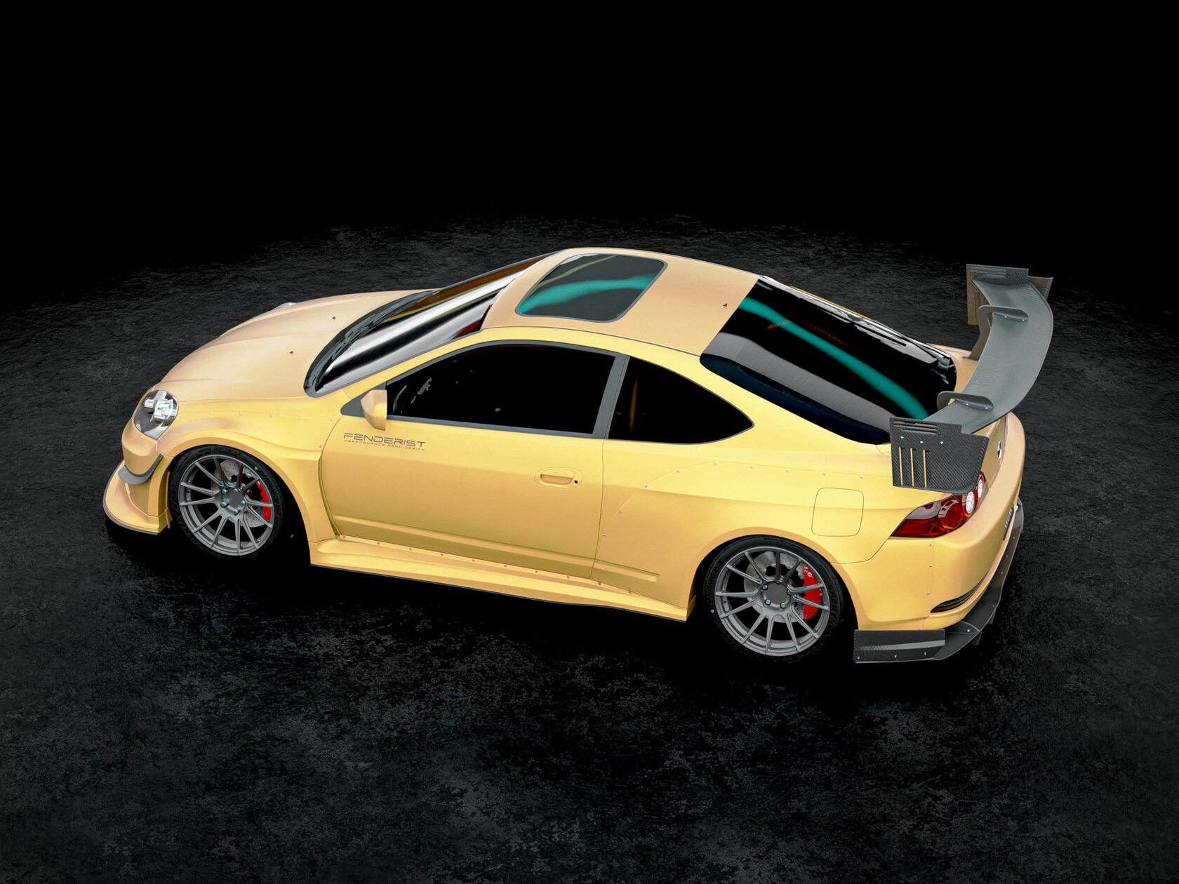 FENDERIST SPEC R Full Set / WIDE BODY KIT HONDA INTEGRA / ACURA RSX ...