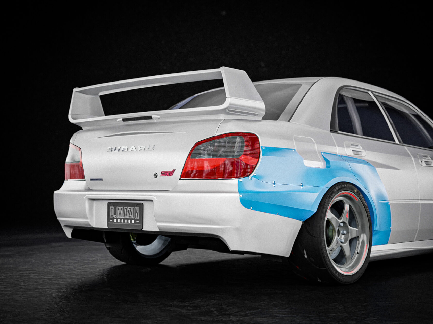 FENDERIST SPEC S Fender Flares Set / Wide Body Kit SUBARU IMPREZA WRX (GDA) / WRX STI (GDB)