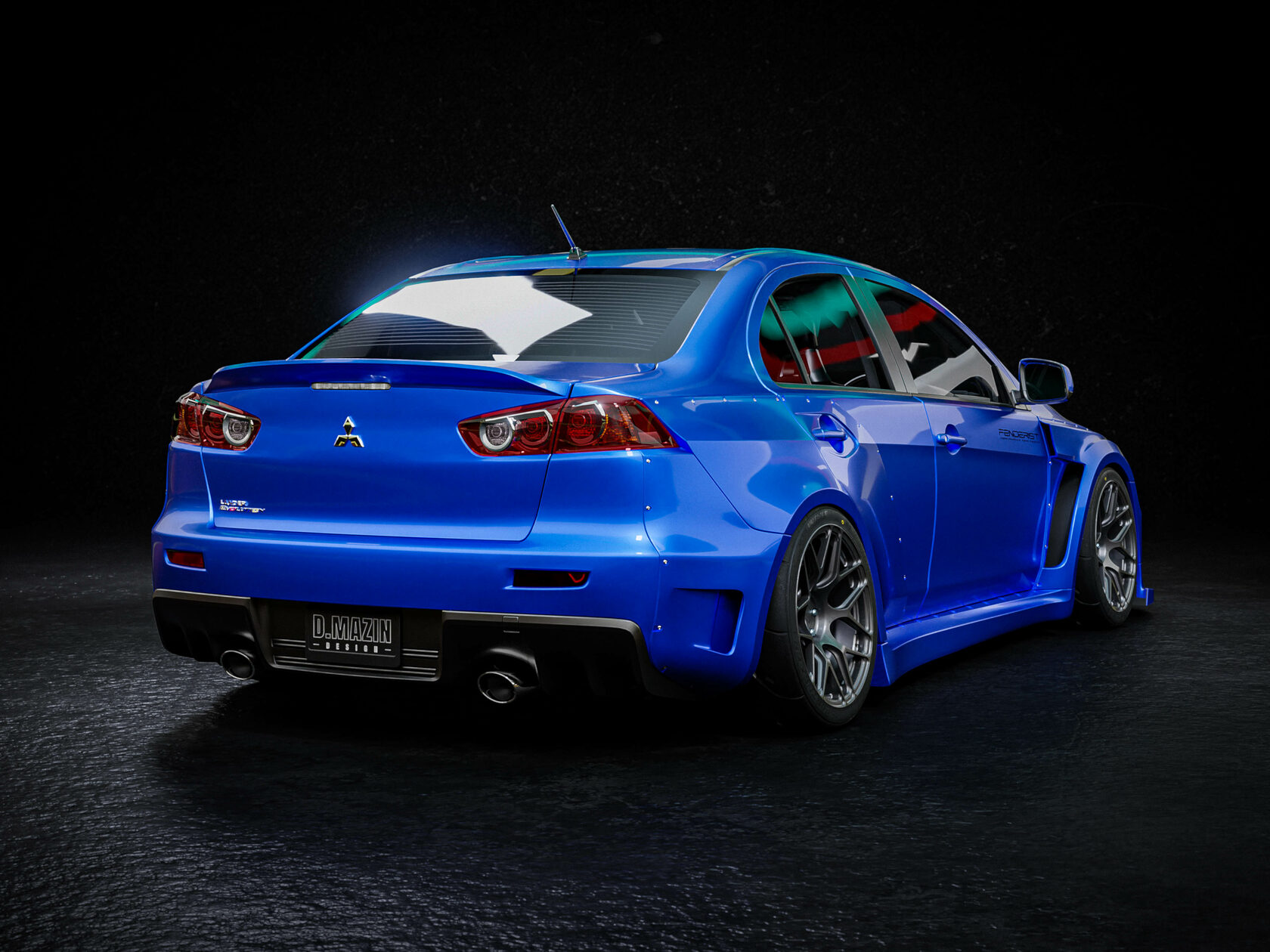 FENDERIST SPEC S Full Set / WIDE BODY KIT MITSUBISHI LANCER EVO X 2008-2015