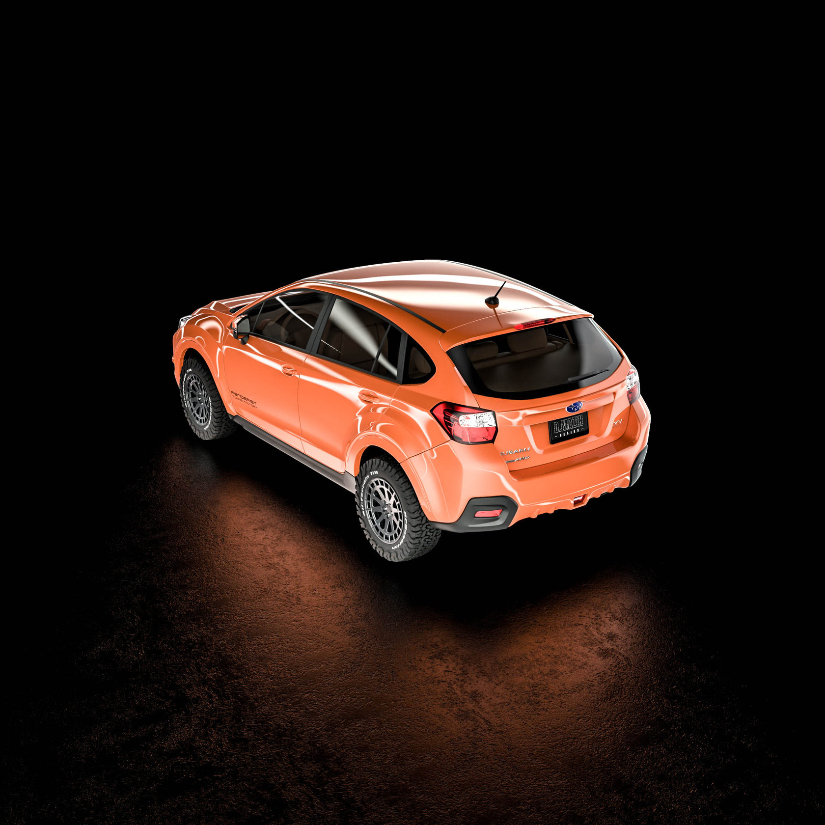 Fender Flares Set / WIDE BODY KIT SUBARU XV 14-18