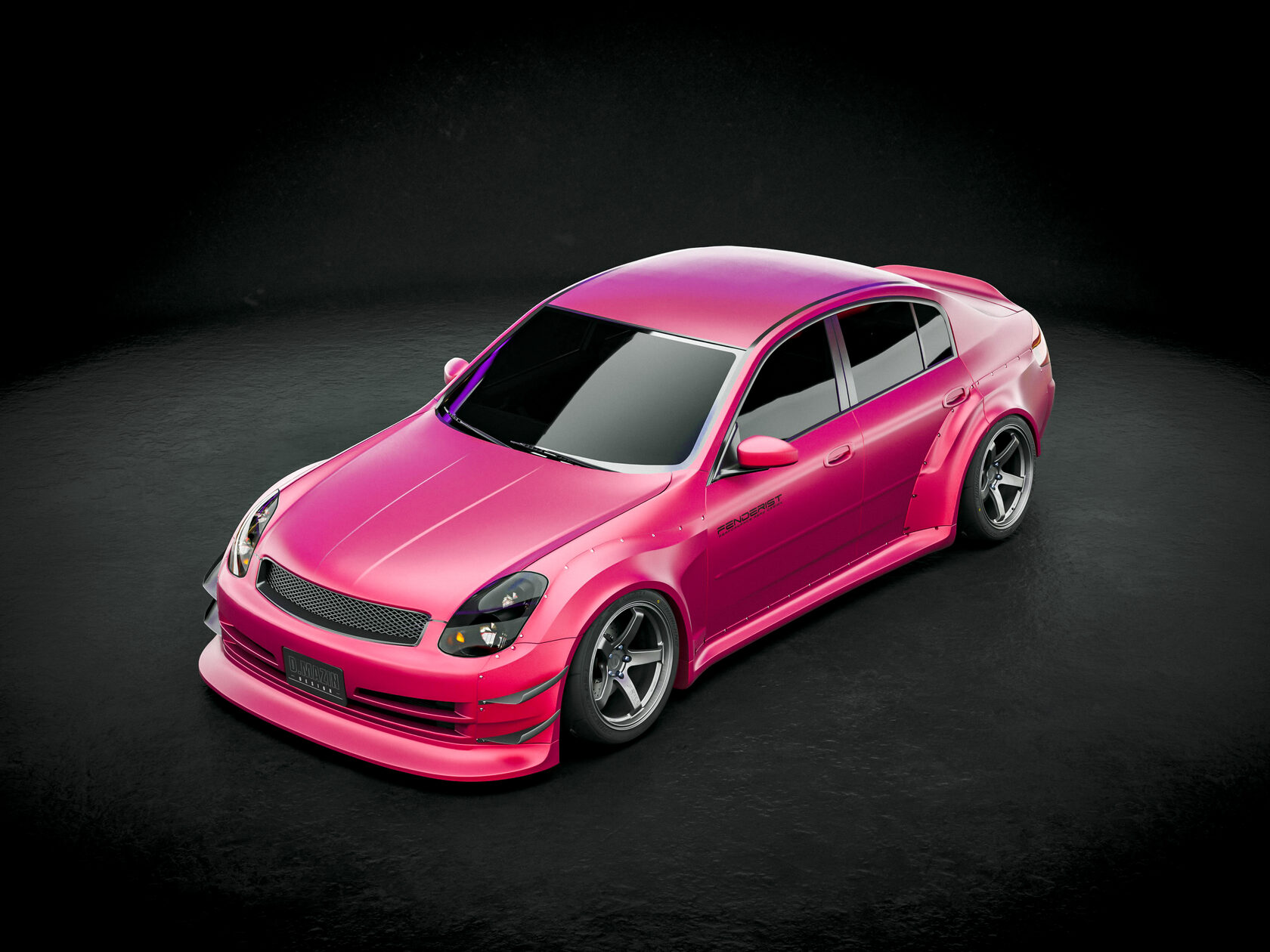 FENDERIST SPEC S Full Set / WIDE BODY KIT INFINITI G35 / NISSAN SKYLINE ...