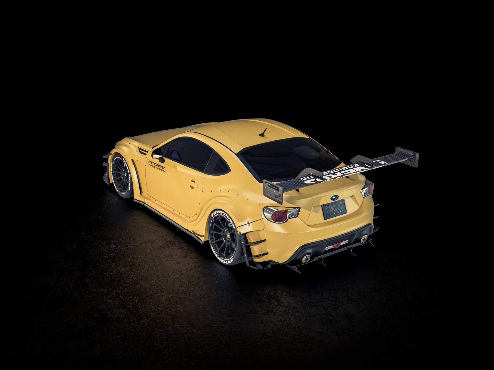 Full FENDERIST SPEC R kit / WIDE BODY KIT SUBARU BRZ 2011-2017