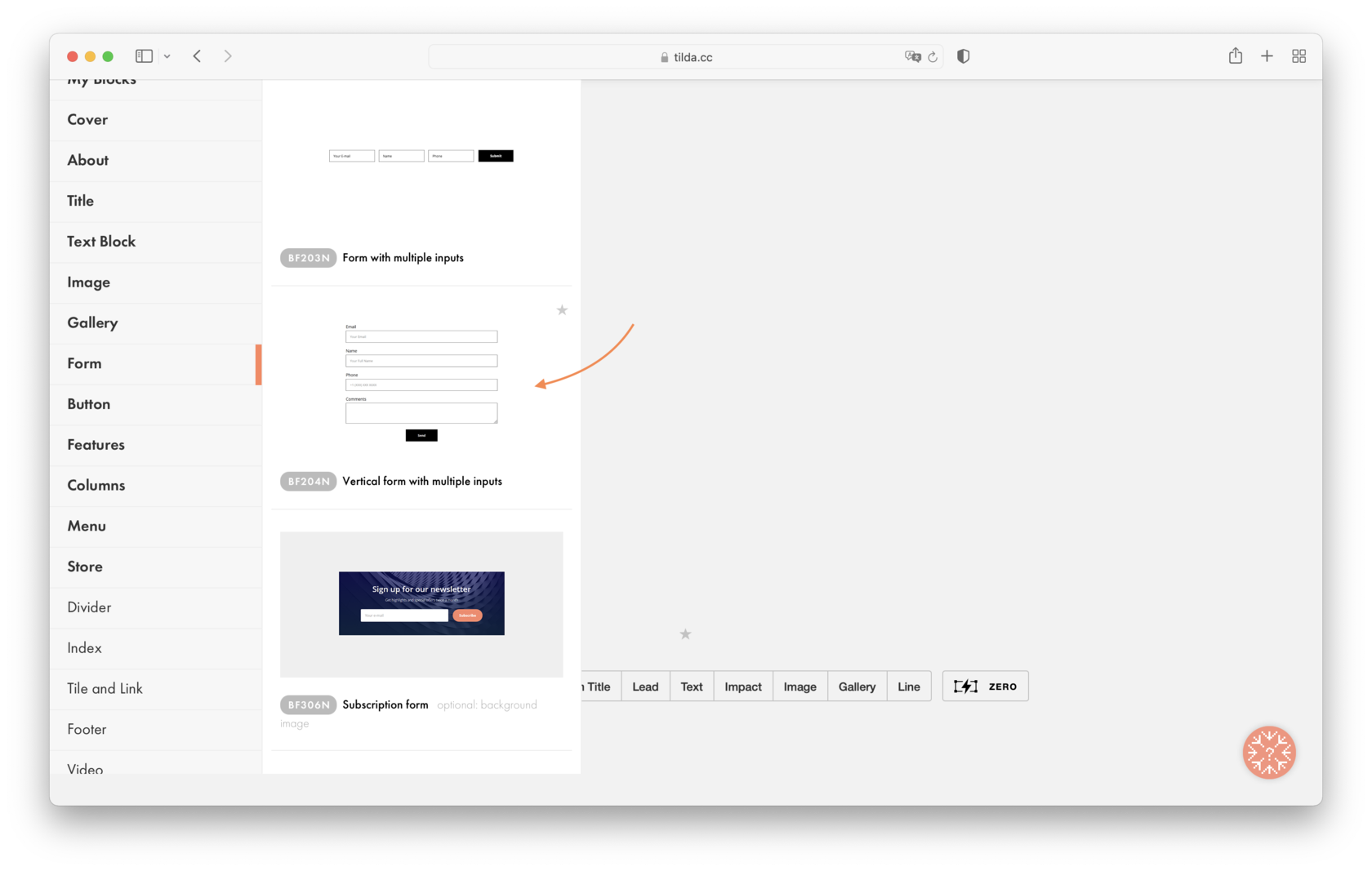 How To Create The Step-By-Step Data Capture Form │ Tilda Help Center