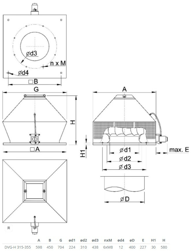 Systemair DVG-H 560D4-6/F400 | купить по низкой цене | характеристики, отзывы, доставка по ...