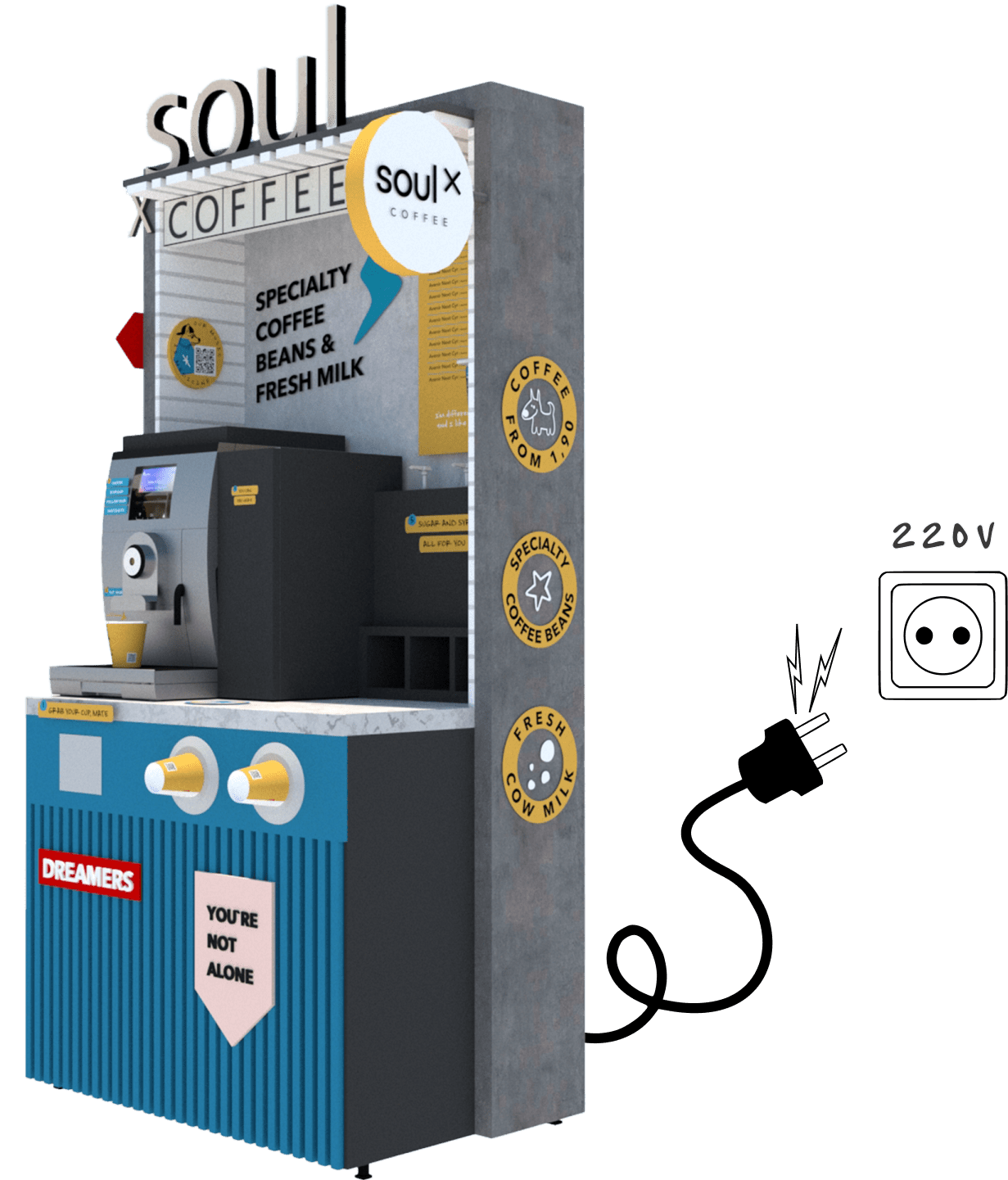 SoulxCoffee — Self-service Coffee Station
