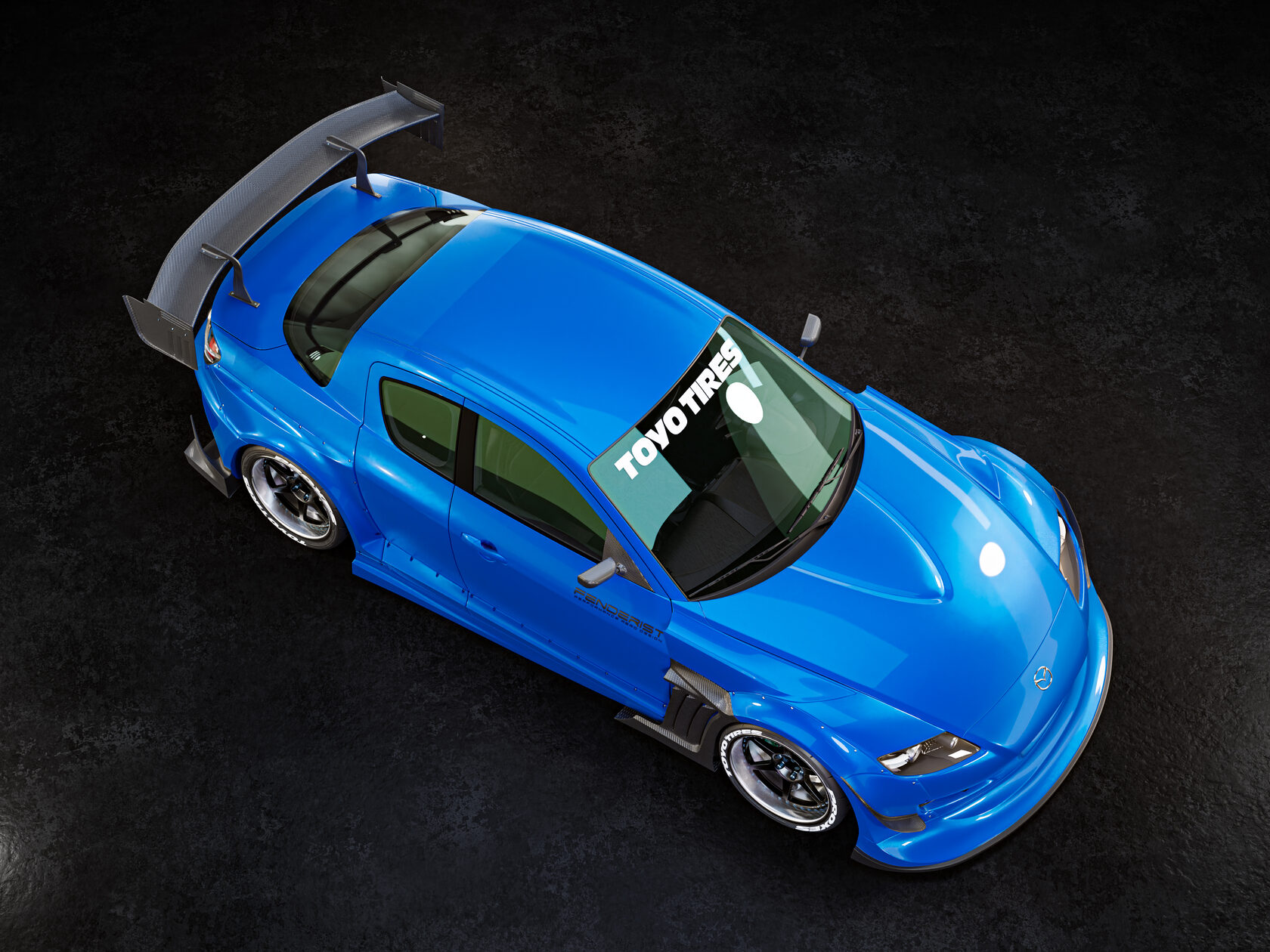 FENDERIST SPEC R Full kit / WIDE BODY KIT Mazda RX-8 2003-2008