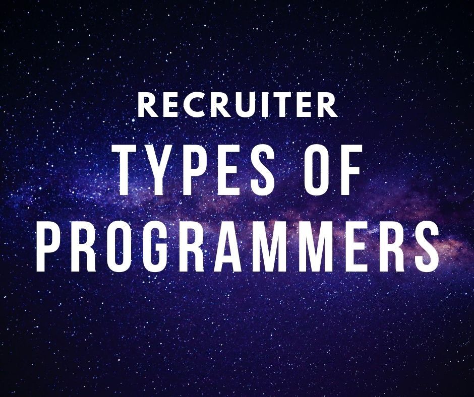 12 типов разработчиков, которые должен знать каждый рекрутер