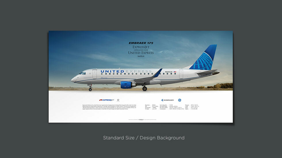 ExpressJet Embraer 175 N605UX | Aviaposter