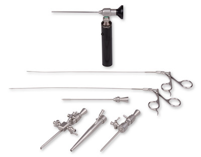 Universal Veterinary Set for ENT Endoscopy and mini Laparoscopy