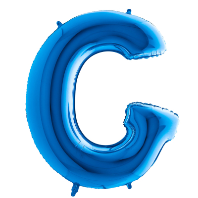 Lettre bleu G. 40" (102cm)
